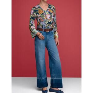 Johnny Was | Tops | Johnny Was Janice Favorite V Neck Tee Small Kimono ...